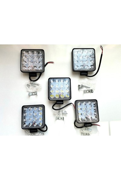 First LED Projektör Off Road Çalışma Sis Lambası 16 Kare Power LED 5 Adet First LED Projektör Off Road Çalışma Sis Lambası 16 Kare Power LED 5 Adet