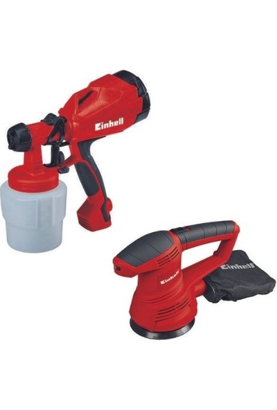 Einhell Tc-Sy 400 P Elektrikli Boya Makinesi Tc-Rs 38 E Eksantrik Zımpara Usta Seti Einhell Tc-Sy 400 P Elektrikli Boya Makinesi Tc-Rs 38 E Eksantrik Zımpara Usta Seti