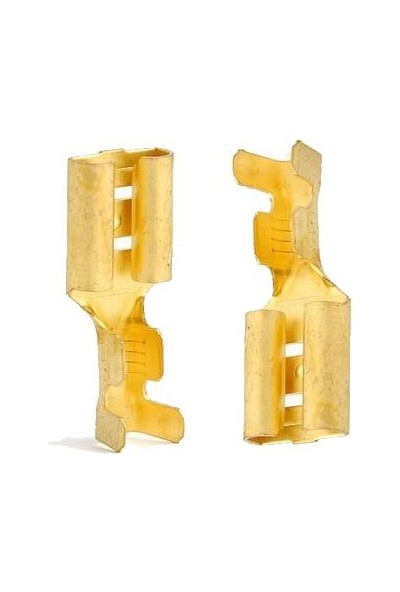 Fully Kablo Pabuç Sarı Orta 500 Adet