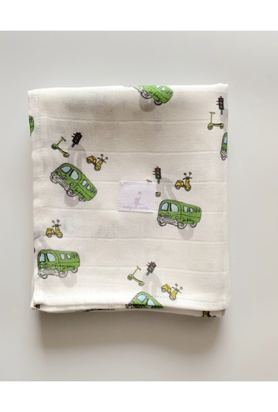 Milly&Molly Vehicles Müslin Örtü Milly&Molly Vehicles Müslin Örtü