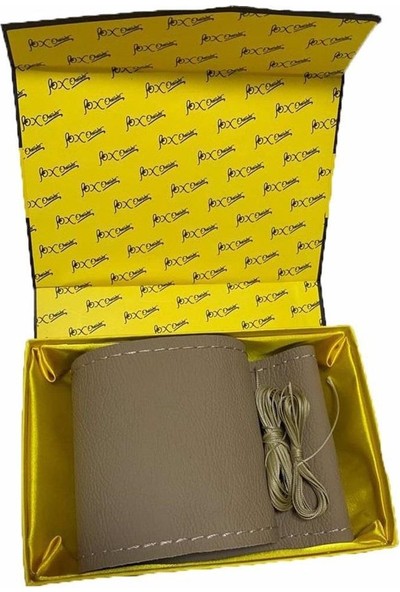 Fox Hyundai Tucson Direksiyon Kılıfı Bej Dikmeli Gerçek Deri Dikişli Fox Hyundai Tucson Direksiyon Kılıfı Bej Dikmeli Gerçek Deri Dikişli