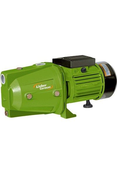Lieber German JET100 Tam Bakır Sargılı 2 Hp Beygir Motor Gücü Çelik Iç Aksam Büyük Su Pompası 9 mt Emiş 70 mt Iter Kaliteli Lieber German JET100 Tam Bakır Sargılı 2 Hp Beygir Motor Gücü Çelik Iç Aksam Büyük Su Pompası 9 mt Emiş 70 mt Iter Kaliteli
