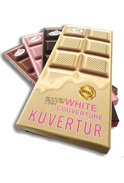 Kuvertür Çikolata / Dr. Gusto Bitter, Sütlü,beyaz, Frambuaz Çikolatalar 200 gr x 4 Kuvertür Çikolata / Dr. Gusto Bitter, Sütlü,beyaz, Frambuaz Çikolatalar 200 gr x 4