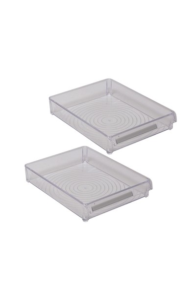 Primanova Buzdolabı ve Raf Düzenleyici 28X20X5 cm 2li Set E27-50