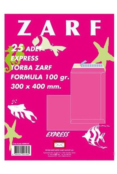 Oyal Zarf Torba 300X400 100GR Formula 25 Lı Oyal Zarf Torba 300X400 100GR Formula 25 Lı
