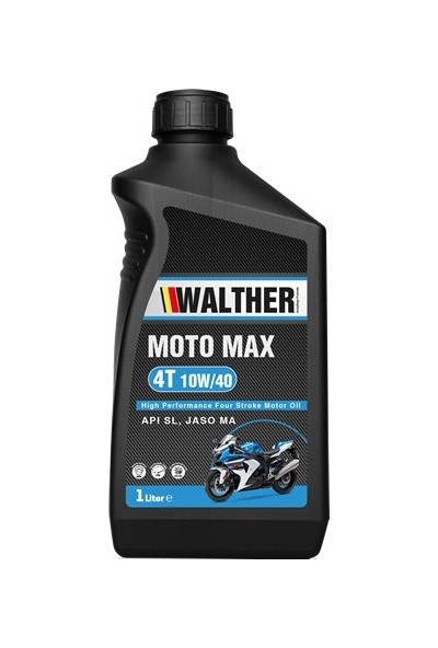 Walther Moto Max 4t 10W-40 1 Lt Walther Moto Max 4t 10W-40 1 Lt