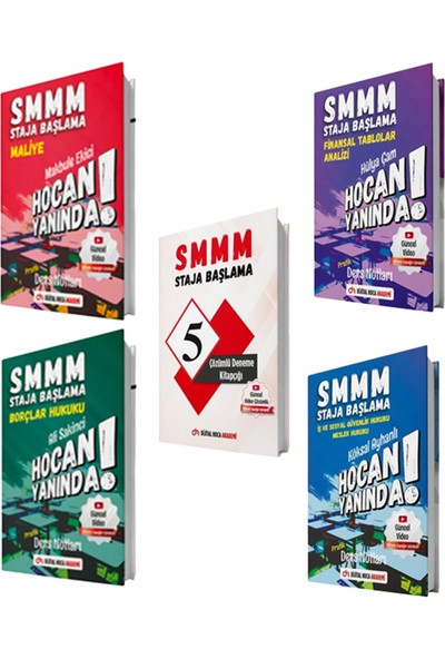 Smmm Staja Başlama Son Viraj Kitap Seti ve 5 Deneme Dijital Hoca Akademi