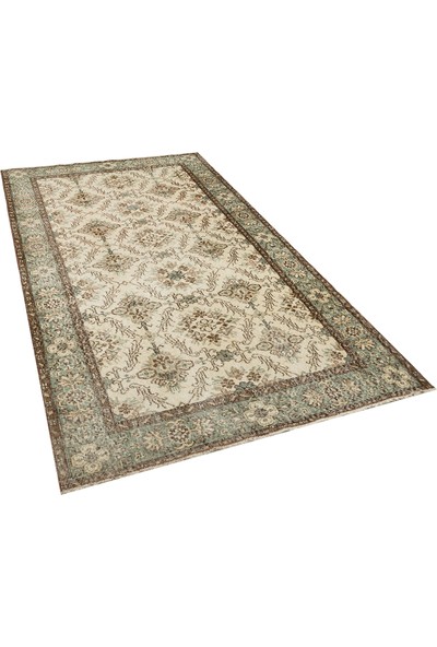 Eşsiz Anadolu Vintage Eskitme El Dokuma Halı 145 x 253 cm 8091