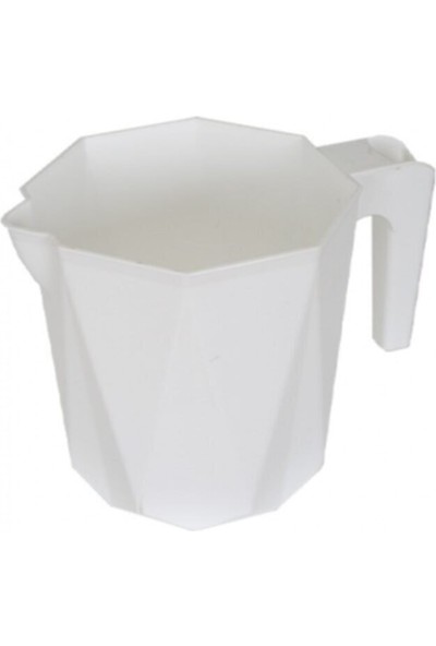 Prizma Vanity Plastik Maşrapa - Beyaz Prizma Vanity Plastik Maşrapa - Beyaz