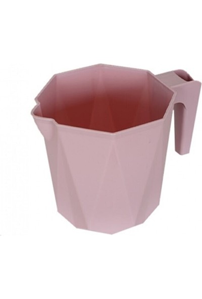 Prizma Vanity Plastik Maşrapa - Pudra Pembe Prizma Vanity Plastik Maşrapa - Pudra Pembe