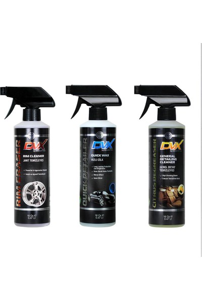 Divortex 3'lü Araç Bakım ve Temizlik Seti Divortex 3'lü Araç Bakım ve Temizlik Seti
