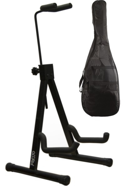 Presto Sap Dayamalı Elektro Gitar Sehpası Standı ve Kılıfı