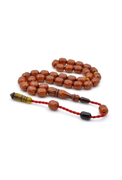 Murty99 Usta Işi Sistemli Fıçı Kesim Çubuk Malzeme Sıkma Kehribar Tesbih 046