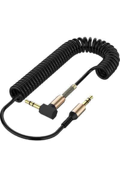 Profisher 3.5 Jack Erkek AUX Kablo Altın Kaplama Esnek