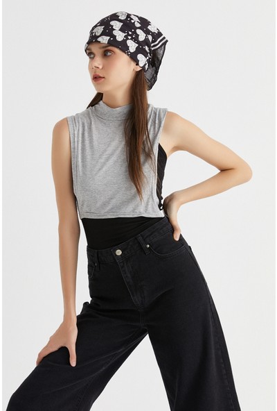 Mirach Balıkçı Penye Boyunluk - Gri