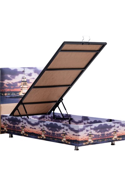 Setay Kız Kulesi Tek Kişilik Baza Başlık Seti