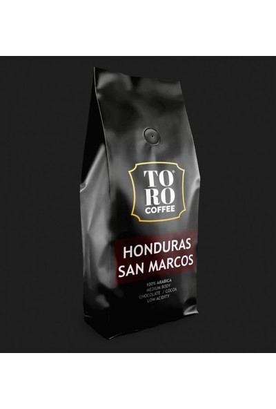 Toro Coffee Roastery Honduras San Marcos Filtre Kahve 250 gr Toro Coffee Roastery Honduras San Marcos Filtre Kahve 250 gr