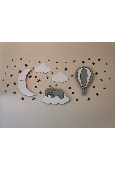 Işıklı Toplar Dükkanı Dekoratif Ahşap Çocuk Odası Ledli Gece Lambası Işıklı Toplar Dükkanı Dekoratif Ahşap Çocuk Odası Ledli Gece Lambası