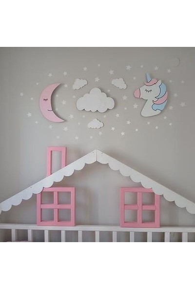 Işıklı Toplar Dükkanı Dekoratif Ahşap Çocuk Odası Ledli Unicorn Aydede Bulut Gece Lambası Işıklı Toplar Dükkanı Dekoratif Ahşap Çocuk Odası Ledli Unicorn Aydede Bulut Gece Lambası