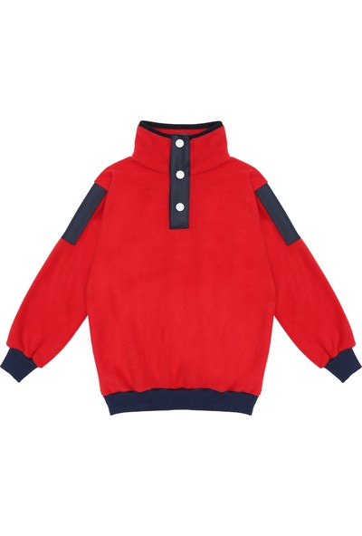 Berselüx Kamp Kırmızı,lacivert Çıtçıtlı Kız-Erkek Çocuk Unisex Outdoor Polar Sweatshirt. Deri Detaylı. 1-8 Yaş Berselüx Kamp Kırmızı,lacivert Çıtçıtlı Kız-Erkek Çocuk Unisex Outdoor Polar Sweatshirt. Deri Detaylı. 1-8 Yaş