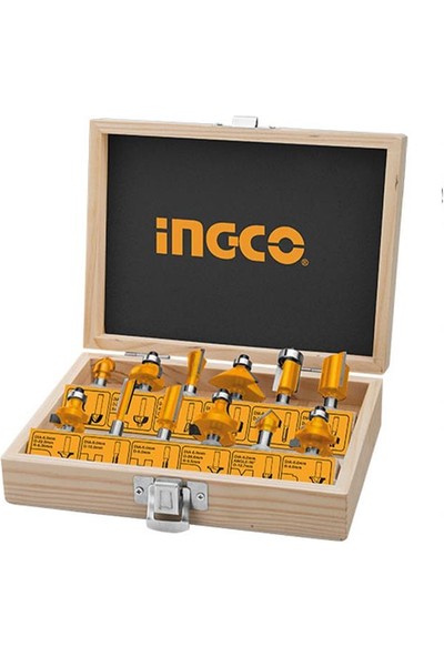 İngco 12'li Freze Takımı 6mm