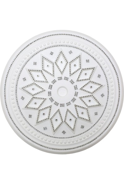 Osmanlı Baklava Desenli Stropiyer Taşlı Tavan Lamba Göbeği Osmanlı Baklava Desenli Stropiyer Taşlı Tavan Lamba Göbeği