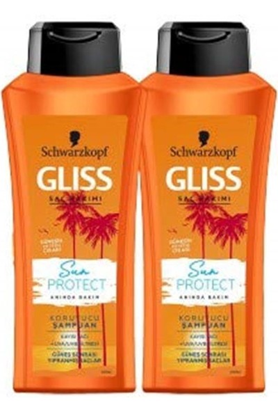 Gliss Sun Protect Şampuan 525 ml x 2 Adet Şampuan