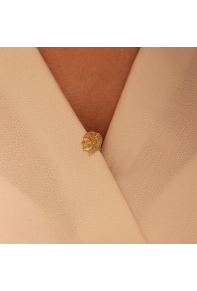 Adil Idil Kuyumculuk 14 Ayar Atatürk Silüeti Broş