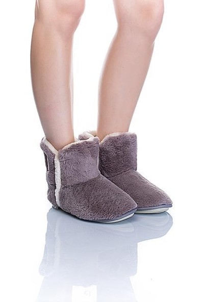 Twigy YY0011 Cato Gri Kışlık Kadın Panduf Twigy YY0011 Cato Gri Kışlık Kadın Panduf