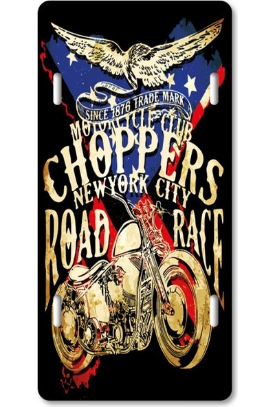 Coşafak Choppers Temalı - Retro - Vintage Plaka - Tablo Metal 15X30CM Coşafak Choppers Temalı - Retro - Vintage Plaka - Tablo Metal 15X30CM