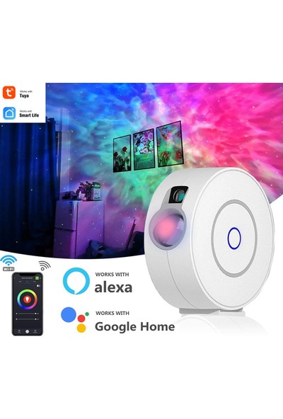 Rshower USB Tuya / Akıllı Hayat Akıllı Yıldız Projektörü Alexa ile Çalışmak Google Ev Renkli Yıldızlı Projektör Işık Gökyüzü Galaxy LED Gece Lambası (Yurt Dışından) Rshower USB Tuya / Akıllı Hayat Akıllı Yıldız Projektörü Alexa ile Çalışmak Google Ev Renkli Yıldızlı Projektör Işık Gökyüzü Galaxy LED Gece Lambası (Yurt Dışından)