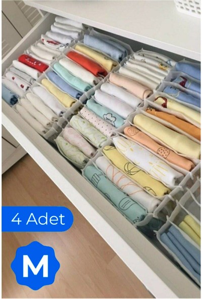 Medium 11 Gözlü Çekmece İçi Düzenleyici Organize 4 Adet Medium 11 Gözlü Çekmece İçi Düzenleyici Organize 4 Adet