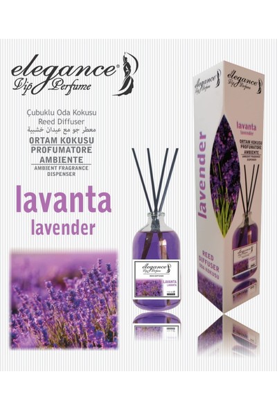 Elegance Vip Perfume Lavanta Reed Diffuser Bambu Çubuklu Oda Kokusu 110 ml Elegance Vip Perfume Lavanta Reed Diffuser Bambu Çubuklu Oda Kokusu 110 ml