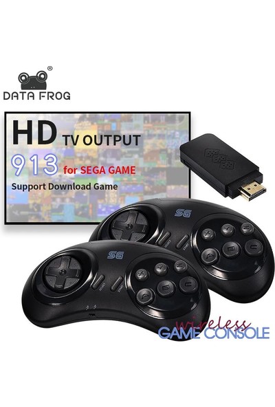 Rshower 16-Bit Md Kablosuz Oyun Konsolu Sega Stick HDMI Uyumlu 900+ Genesis Mini / Mega Drive (Yurt Dışından) Rshower 16-Bit Md Kablosuz Oyun Konsolu Sega Stick HDMI Uyumlu 900+ Genesis Mini / Mega Drive (Yurt Dışından)