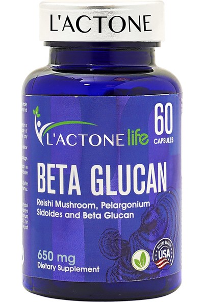 Lactone Life Beta Glucan 60 Capsules Lactone Life Beta Glucan 60 Capsules