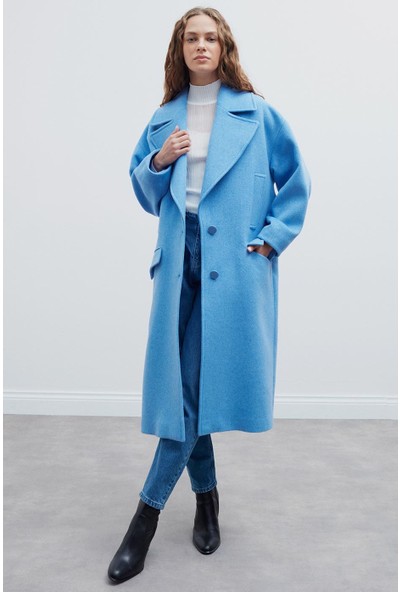 Perspective Greta Rahat Kalıp Mavi Kaban Perspective Greta Rahat Kalıp Mavi Kaban