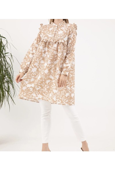 Tarz Boutiquee Çiçek Desenli Tunik Elbise Tarz Boutiquee Çiçek Desenli Tunik Elbise