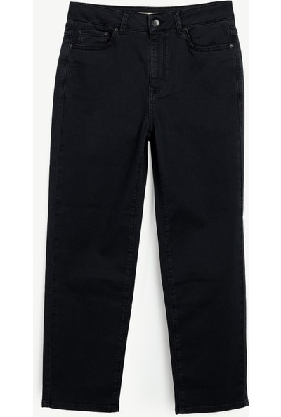 Yargıcı Nakış Detaylı Denim Pantolon