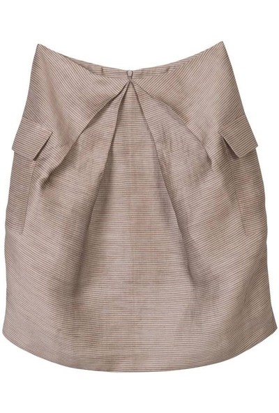 Yargıcı Önü Kırmalı Cepli Etek