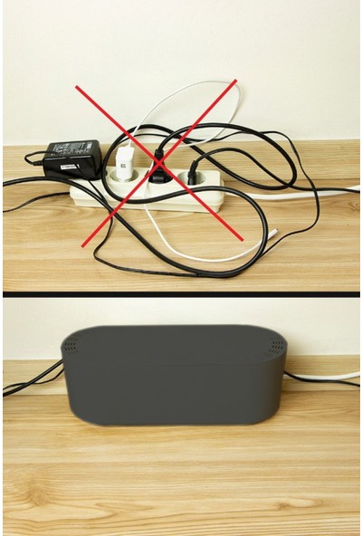 Decobella Kablo Düzenleyici Gri