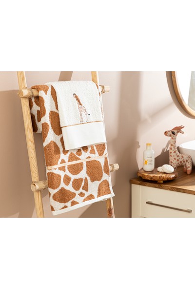 English Home Safari Bebe Banyo Havlu Seti 70X130 cm