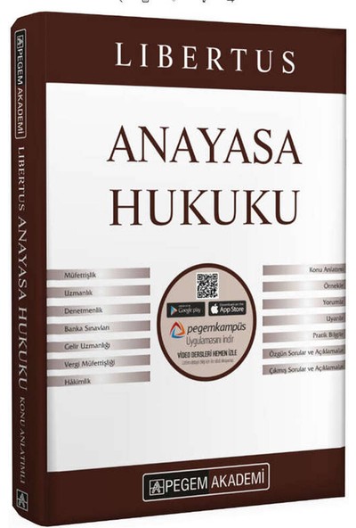 Pegem Akademi Yayıncılık 2022 KPSS A Grubu Anayasa Hukuku Konu Anlatımlı Pegem Akademi Yayıncılık 2022 KPSS A Grubu Anayasa Hukuku Konu Anlatımlı