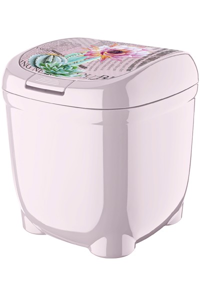 Hilays Çöp Kovası Kapaklı Press It 4 Lt Lila