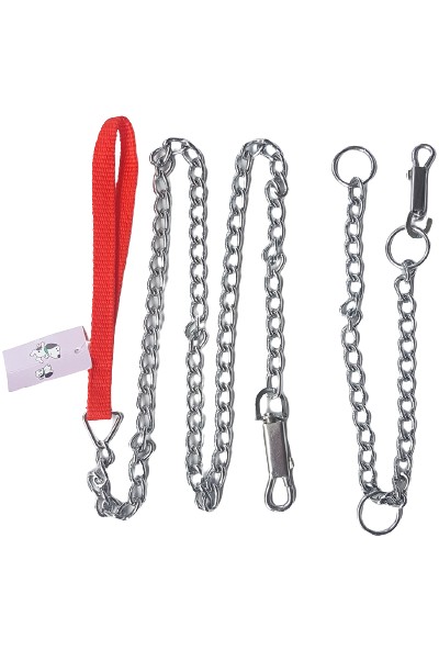 Bobo Köpek Gezdirme + Boyun Zinciri 3.5 x 120 cm BO-1736 L Bobo Köpek Gezdirme + Boyun Zinciri 3.5 x 120 cm BO-1736 L