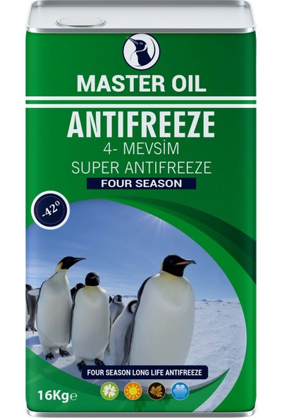 Master Oil Antifriz -42 Derece Yeşil 16 kg - Teneke Master Oil Antifriz -42 Derece Yeşil 16 kg - Teneke