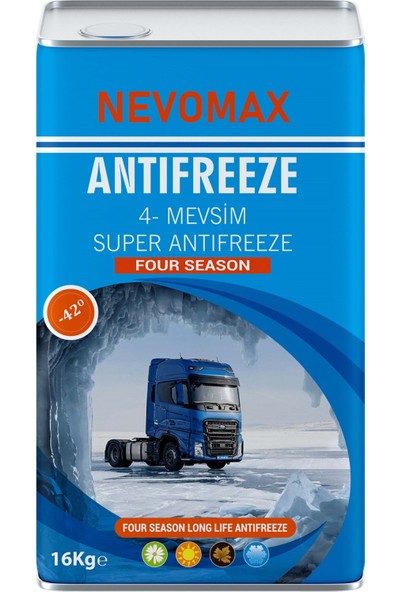 Nevomax Antifriz -42 Derece Mavi 16 kg - Teneke