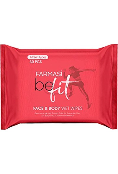 Farmasi Farmasi-Farmasi Be Fit Yüz Ve Vücut Için Islak Mendil 30 Ad.