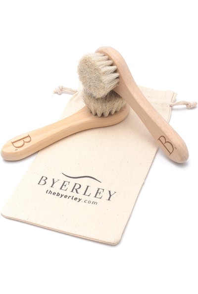 Byerley Doğal ve Organik At Kılı Yüz Fırçası