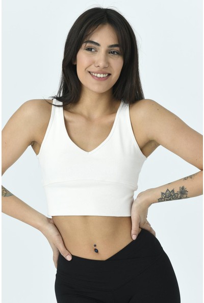 Comm-Ci Ceres Ribanalı Üst - Organik Pamuk Sporcu Sütyeni Comm-Ci Ceres Ribanalı Üst - Organik Pamuk Sporcu Sütyeni