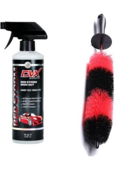 Divortex Red Storm (Iron Out) 473 ml + Sgcb Jant Temizleme Fırçası 43 cm Divortex Red Storm (Iron Out) 473 ml + Sgcb Jant Temizleme Fırçası 43 cm